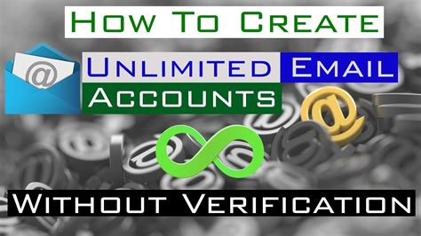 How To Create Unlimited Email Accounts Without Verification Youtube