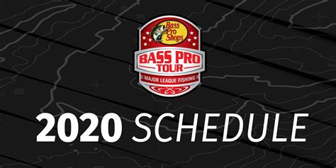 Major League Fishing Announces The 2020 Bass Pro Tour Schedule