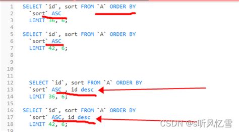 Mysql Order By 和 Limit 一起使用时 结果有重复的mysql Order By Limit 重复数据 Csdn博客