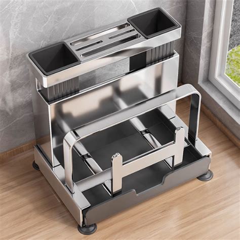 特價 沖量💖304不銹鋼刀具架 刀架 砧板架 菜刀架 筷子架 瀝水架 菜刀收納 廚房置物架 多功能砧板架 筷子筒 蝦皮購物