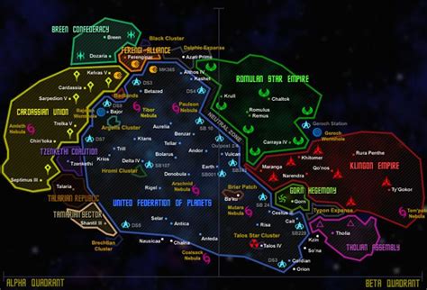 Star Trek Starships Map O Brother Where Art Thou