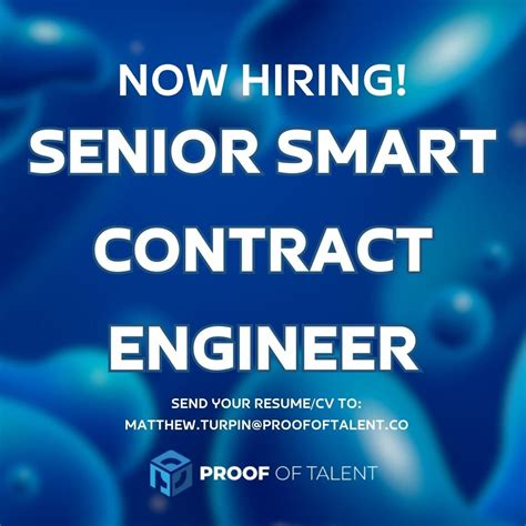 Proof Of Talent On Linkedin Crypto Blockchain Web3 Hiring Nowhiring Solidity Typescript