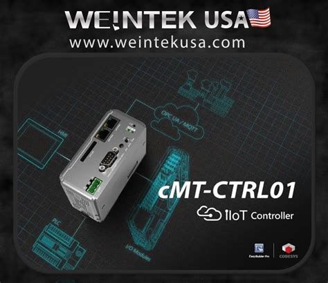 Weintek Introduces CMT CTRL01 IIoT Programmable Logic Controller