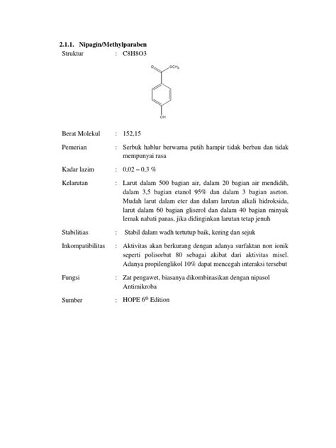 Nipagin Nipasol Pdf Nipagin Nipasol Pdf