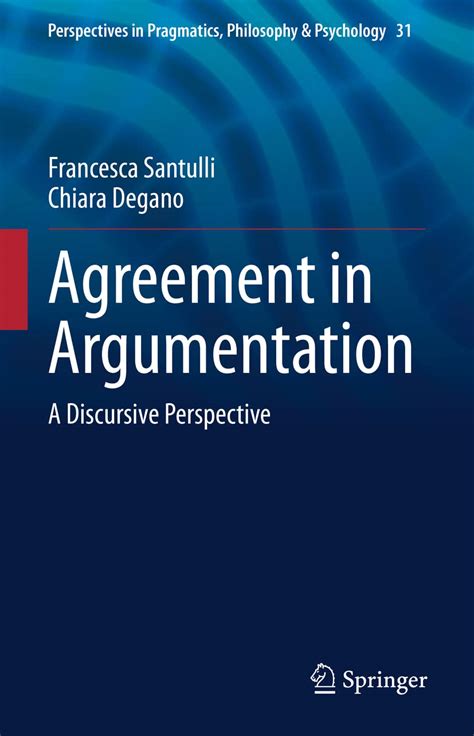 Agreement In Argumentation A Discursive Perspective