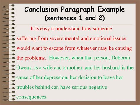 Conclusion Paragraph Examples