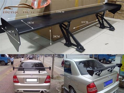 범용 세단 Gt 리어 트렁크 윙 스포일러 데크 블랙 신상 자동차 스포일러trunk Wingcar Spoilerspoiler Universal Aliexpress