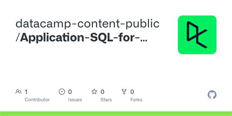 github datacamp content public application sql for exploratory data analysis