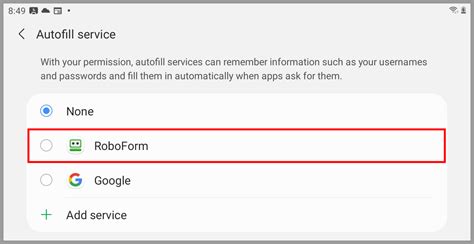 How To Enable Android Native Autofill Roboform