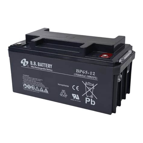 12V 65Ah Akku, AGM Bleiakku, B.B. Battery BP65-12, 350x166x174 (lxbxh ...