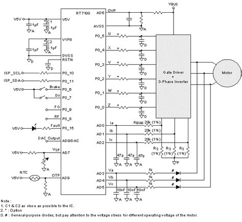Rt7100 3 Phase Pmsmbldc Motor Controller Richtek Technology