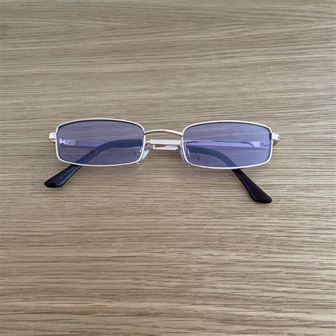 Cute Sunglasses With Small Rectangular Frames The Depop