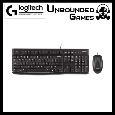 Logitech Wired Keyboard And Mouse Combo Mk120 Shopee Malaysia