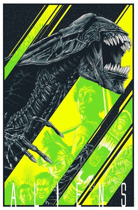 Sci Fi Movie Poster Archive Aliens Poster Alien Film Art Alien
