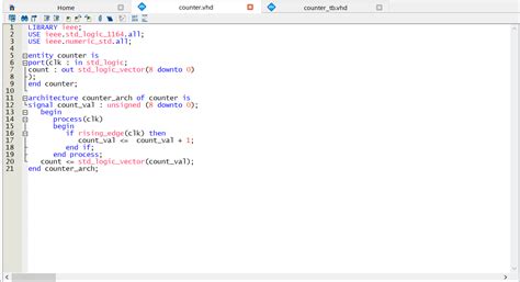 Counter In Vhdl Relectricalengineering