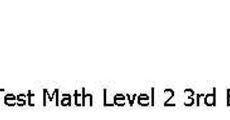 Mcgraw Hills Sat Subject Test Math Level 2 3rd Edition Sat Subject