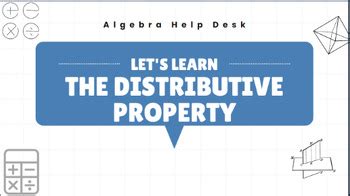 Distributive Property Google Slides Pre Algebra Algebra TPT