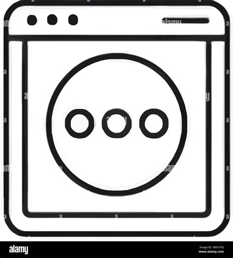 Web Browser Loading Icon Minimalist Symbol For Digital Interfaces