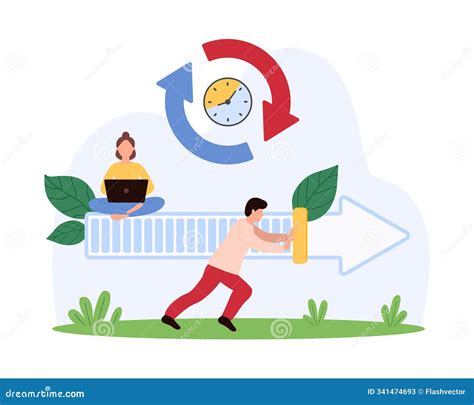 Updating Software And System Progress Status Of Data Synchronization And Tiny People Stock