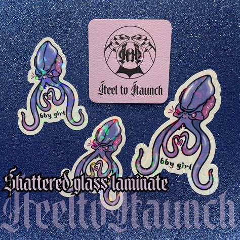 Emperor Illithid Bby Girl Sticker Baldurs Gate 3 Dnd Inspired Vinyl Sticker Etsy