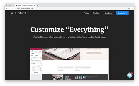 Review Jupiter X A Way To Create Pixel Perfect Websites On