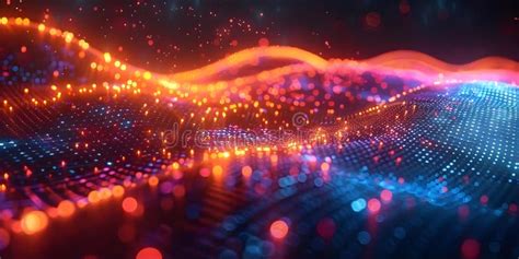 Exploring Digital Data Manipulation And Analysis Through Colorful Abstract Shapes Concept Data