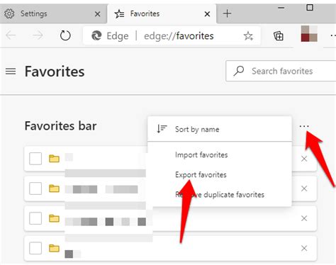 How To Export Favorites From Edge How To Export Microsoft Edge Favorites To Use In Chrome