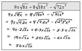 OpenAlgebra Free Algebra Study Guide Video Tutorials Adding And Subtracting Radical