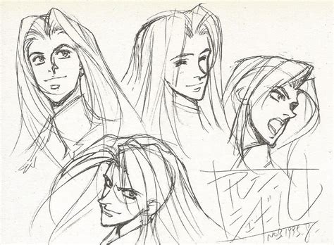 Did Somebody Say Escaflowne Allen Schezar Expressions Settei