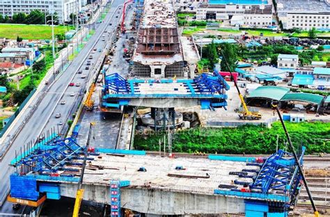 安徽合肥：城市高架建设正酣 人民图片网