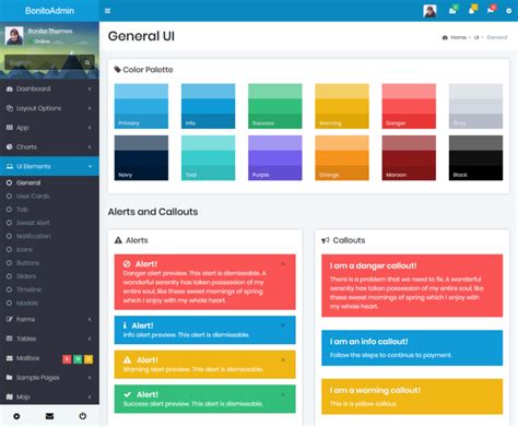 Bonito Admin Dashboard Templates With Ui Framework