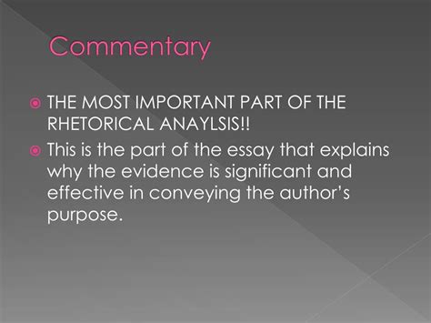 Ppt Assertion Evidence And Commentary Powerpoint Presentation Free