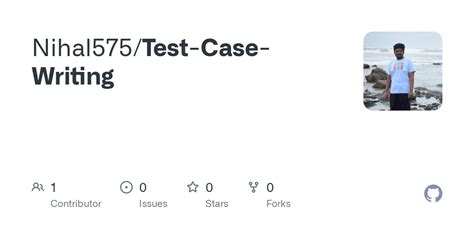 Github Nihal575 Test Case Writing