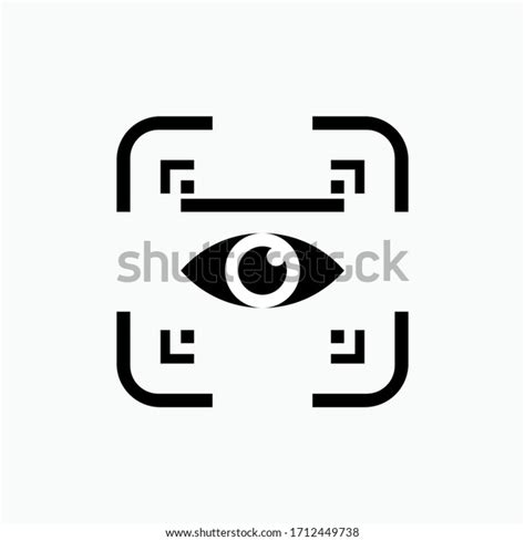 Eye Scan Icon Retina Check Symbol Stock Vector Royalty Free 1712449738 Shutterstock