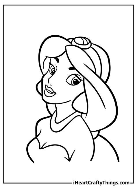 Free Princess Jasmine Coloring Pages
