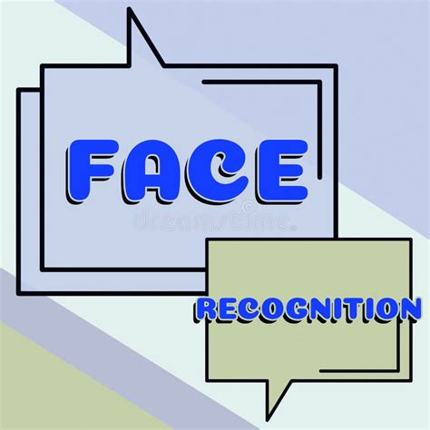 Text Caption Presenting Face Recognition Business Idea Ability Of A Computer To Scan And