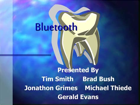 PPT Bluetooth PowerPoint Presentation Free Download ID 75017