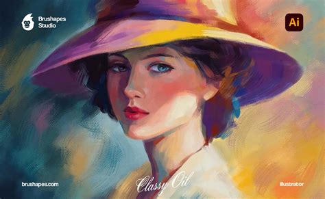 일러스트레이터 클래식 오일 브러시