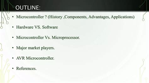 Introduction To Avr Microcontroller Pptx