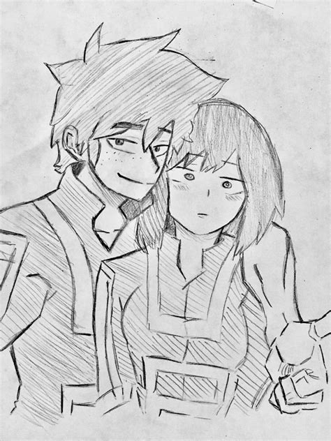 Bnha Yui Kodai And Male Itsuka Kendo Sketsa Barang Keren
