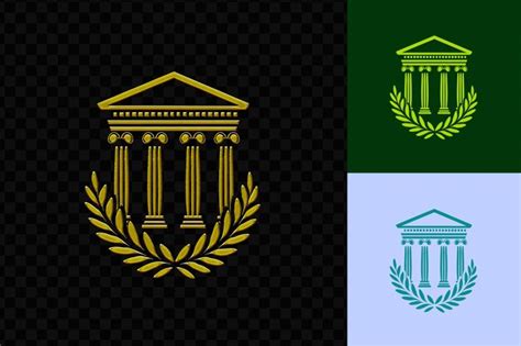 Premium Psd Pantheon With Neoclassical Style Ancient Temple With A Moder Italy Symtol Cnc