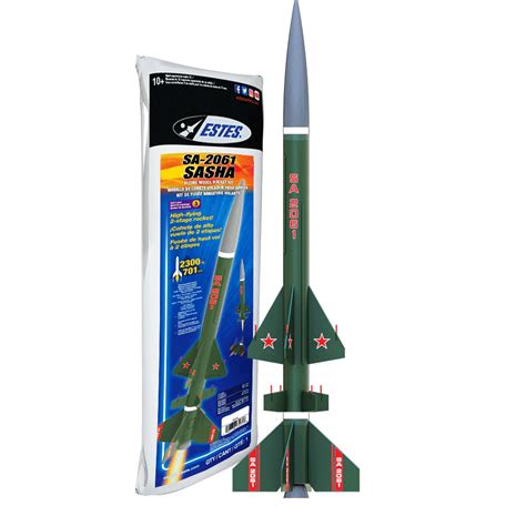 Model Rocket Kits Sa 2061 Sasha Model Rocket Kit Skill Level 3 24mm Mount D E Engines