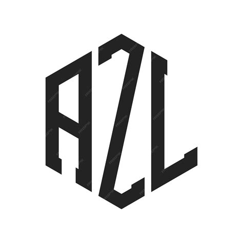 Premium Vector Azl Logo Design Initial Letter Azl Monogram Logo Using Hexagon Shape