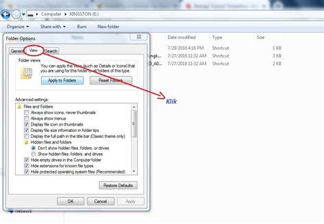 Cara Menampilkan File Yang Terhidden Di Flashdisk Inwepo