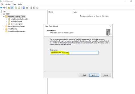 Using Azure File Sync In Combination With An On Premise Dfs Domain Namespace
