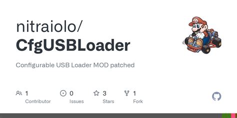 Github Nitraiolo Cfgusbloader Configurable Usb Loader Mod Patched