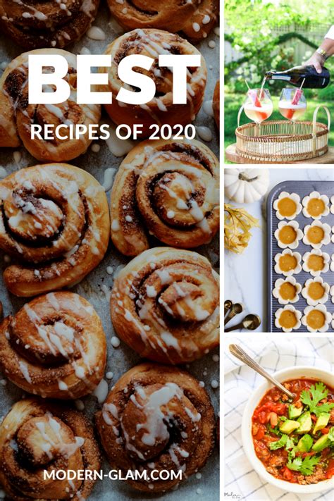 My Favorite Recipes From 2020 Modern Glam Recipes
