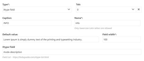 Xtype Field Pageblocks