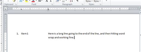 How To Control Word Wrap Starting Point In A Bulleted Or Numbered Microsoft Community
