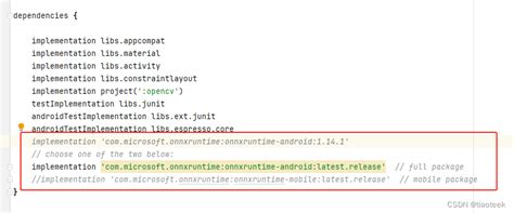 Android Onnxruntime